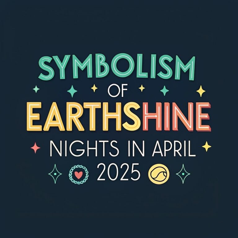 Symbolism of Earthshine Nights in April 2025